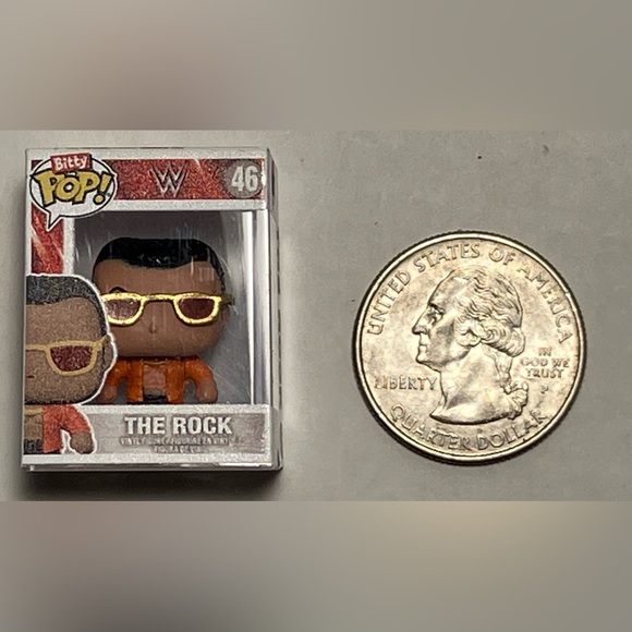 Funko | Toys | Funko Bitty Pop The Rock Chase Figure 46 Dwayne Johnson ...